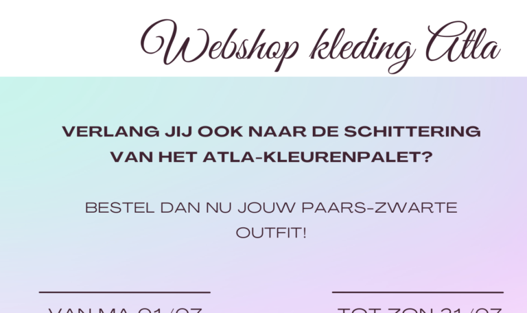 Opening webshop – ATLA